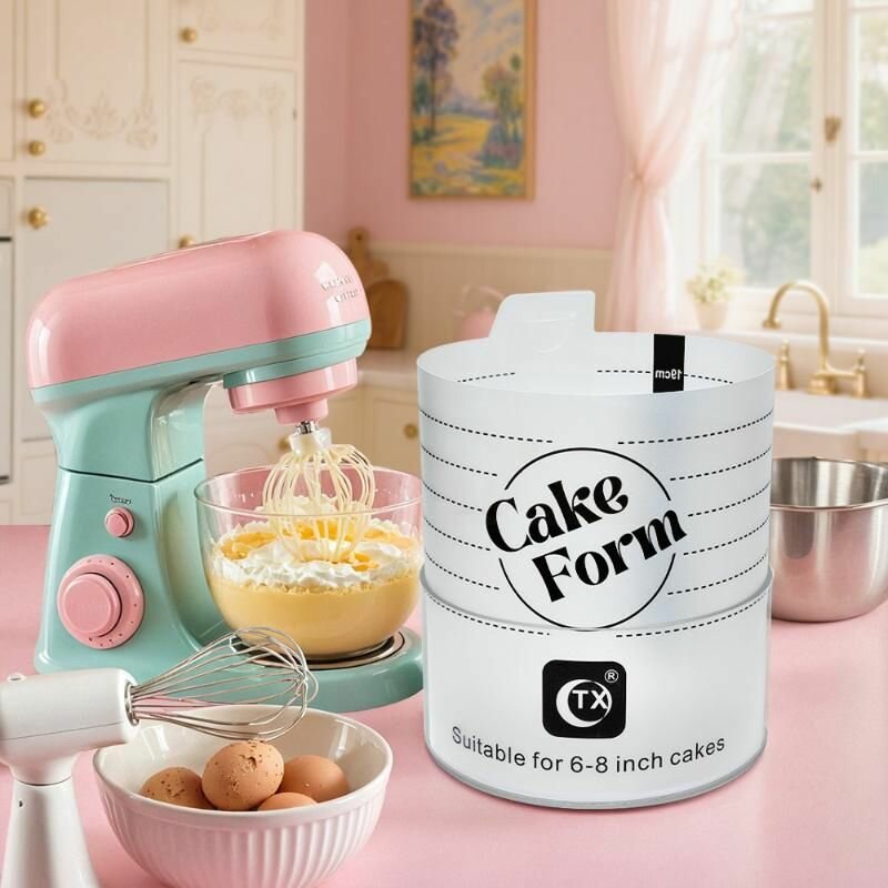 Форма для торта TX Cake Form, круглая, для мусса и глазури, 6-8 дюймов — фото 1