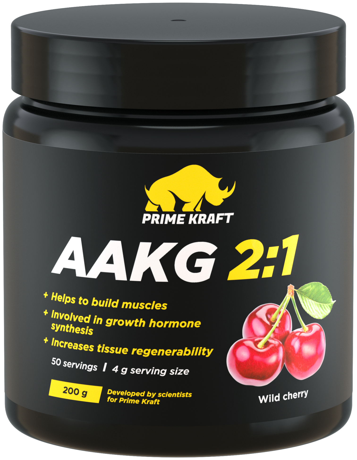 Аминокислоты AAKG 2:1 Prime Kraft 200 г, вишня