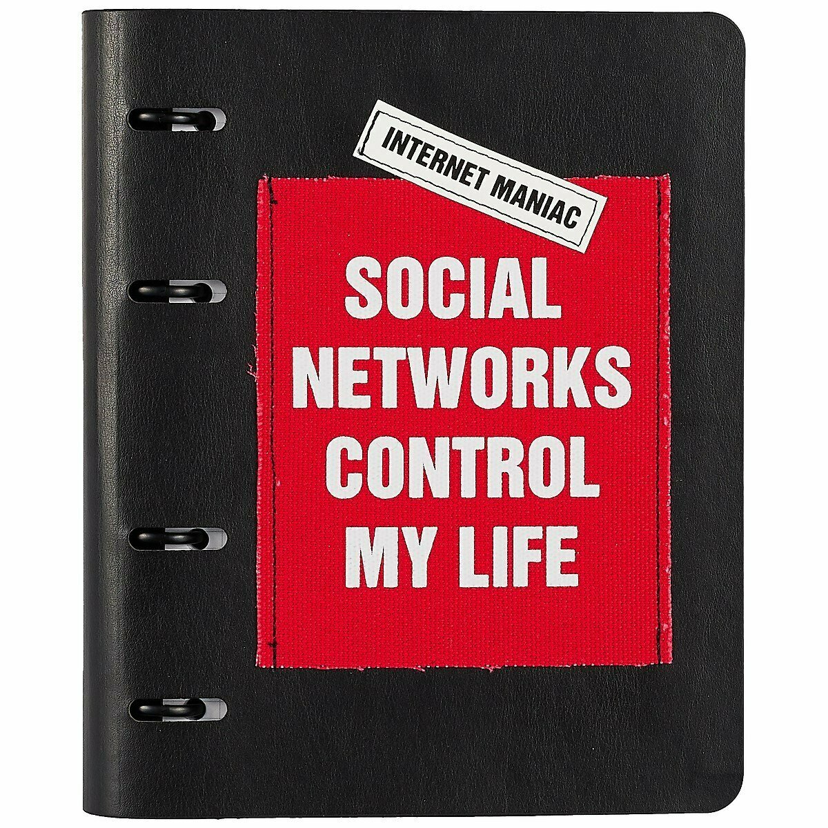 Тетрадь на кольцах в клетку InFolio, Network, 120 листов