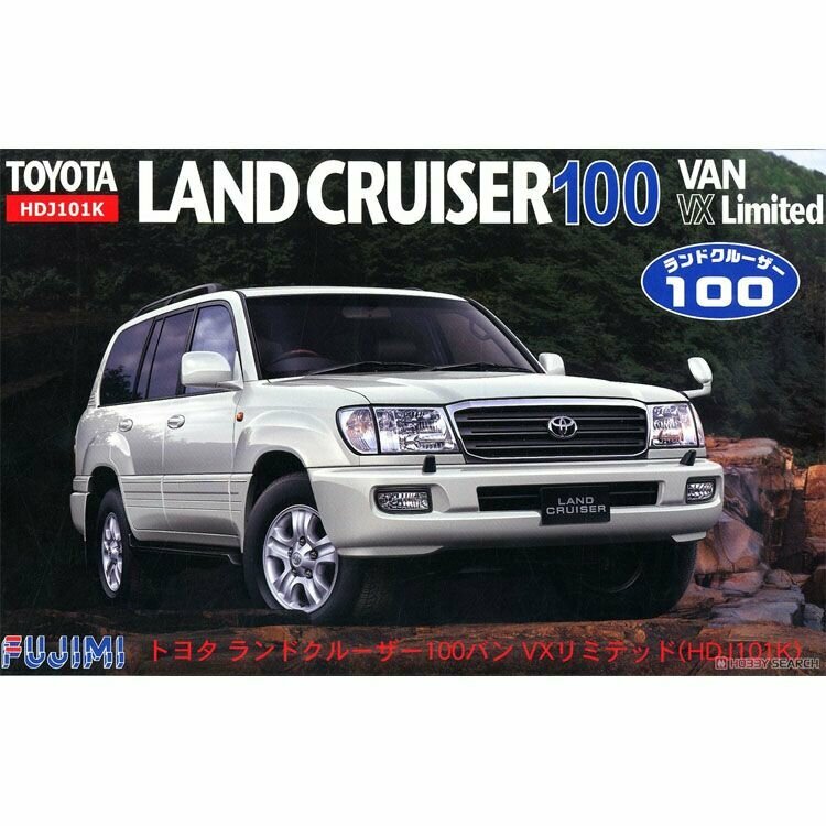 Сборная модель Машинка Fujimi-03804B 1/24 scale Toyota LAND CRUISER 100 VAN off-road vehicle model kit