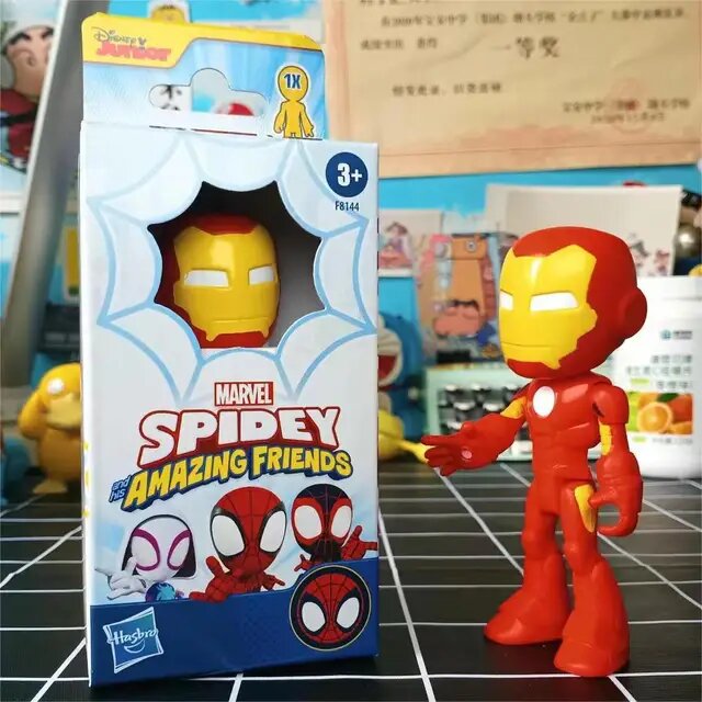 Официальная фигурка Hasbro Marvel Spider-Man и Spider-Man and His Amazing Friends Network Squad Superhero Adventure Q-версии в подарок