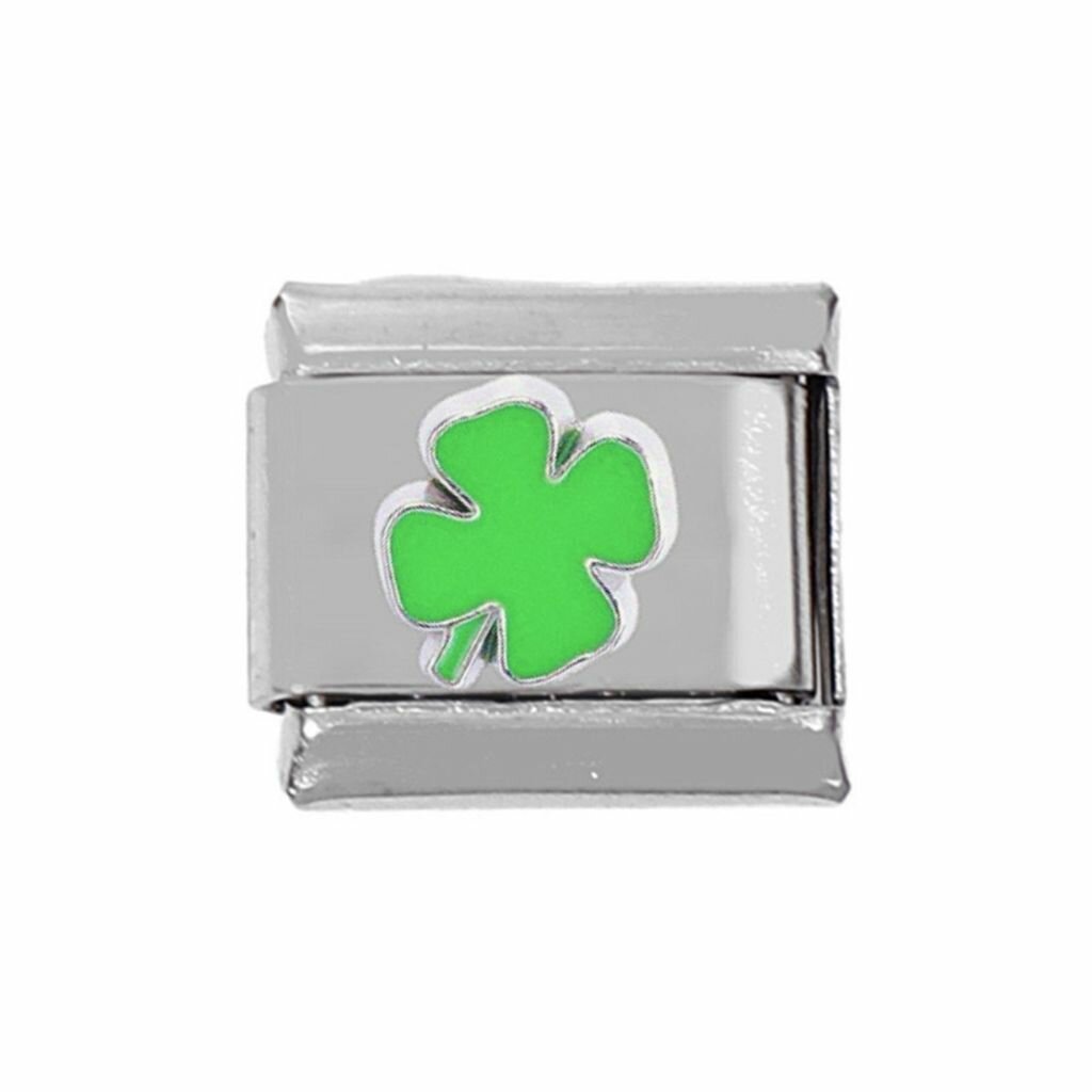 Цветочная серия Итальянских браслетов-шармов из нержавеющей стали для изготовления поделок своими руками