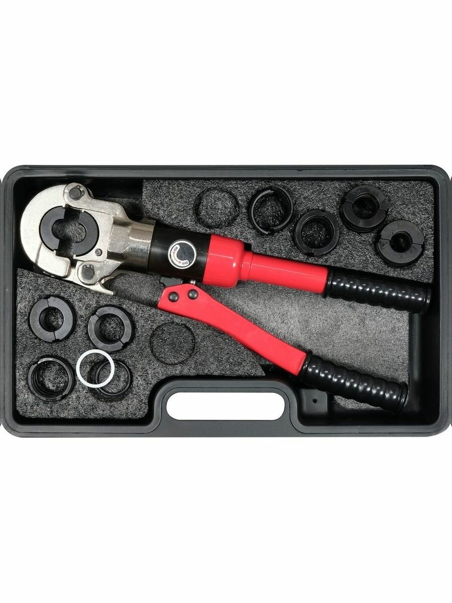 Пресс-клещи YATO YT-21758 для металлопластиковых труб, с гидроцилиндром