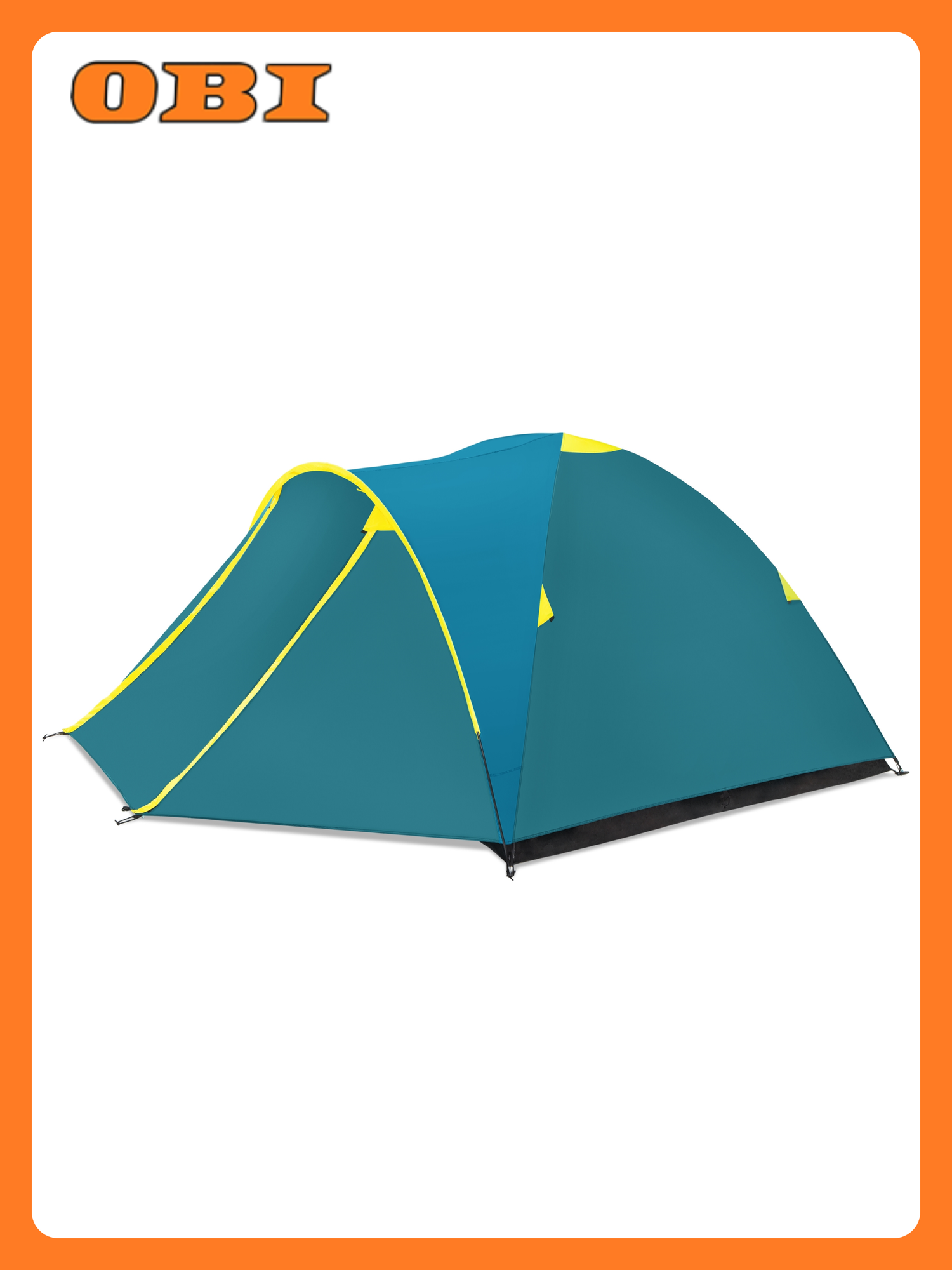 Палатка Bestway Activeridge, 4-местная, двухслойная, внешний каркас, зеленая