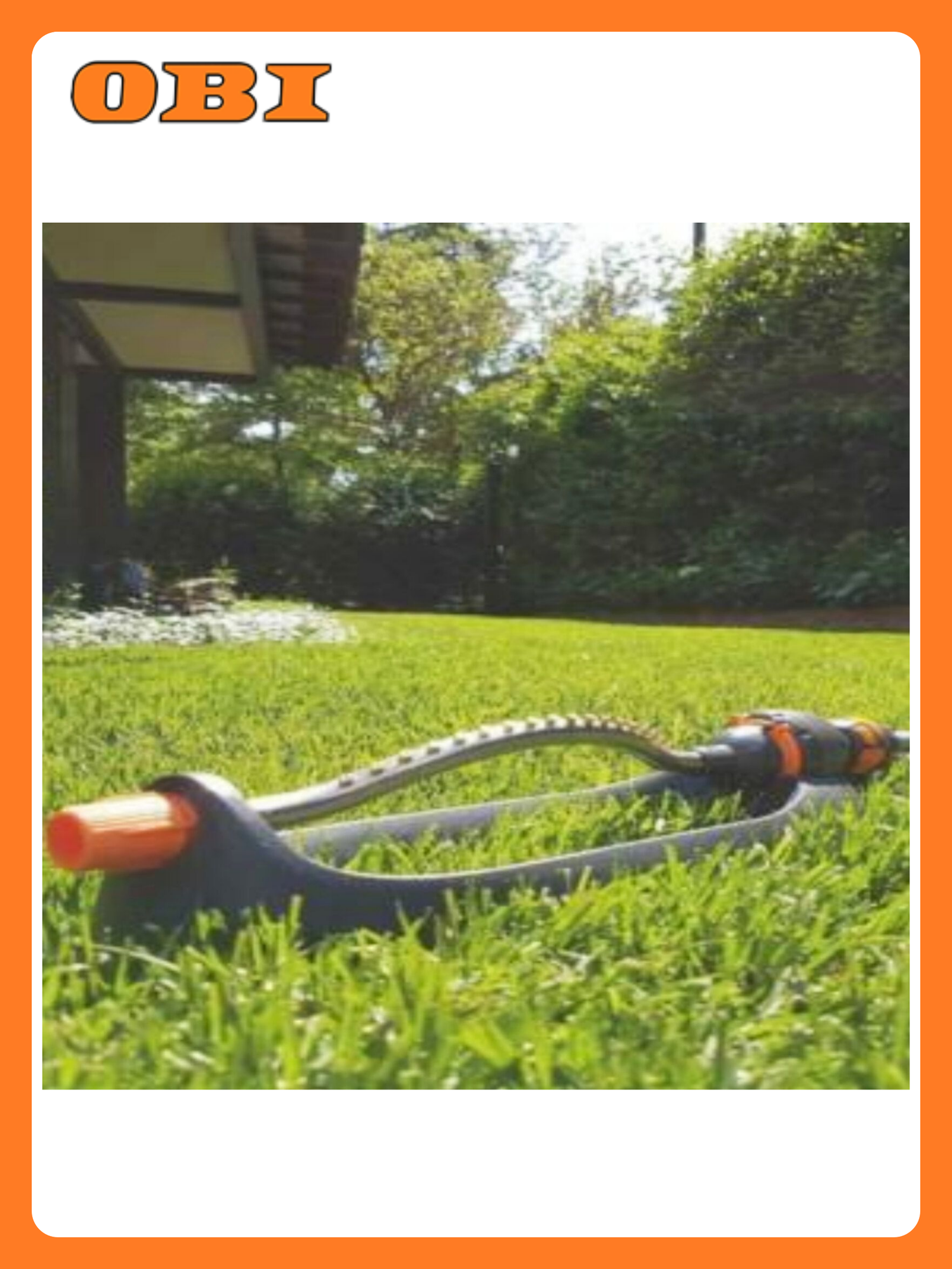 Дождеватель для полива осциллирующий с турбиной для огорода SIDERAL