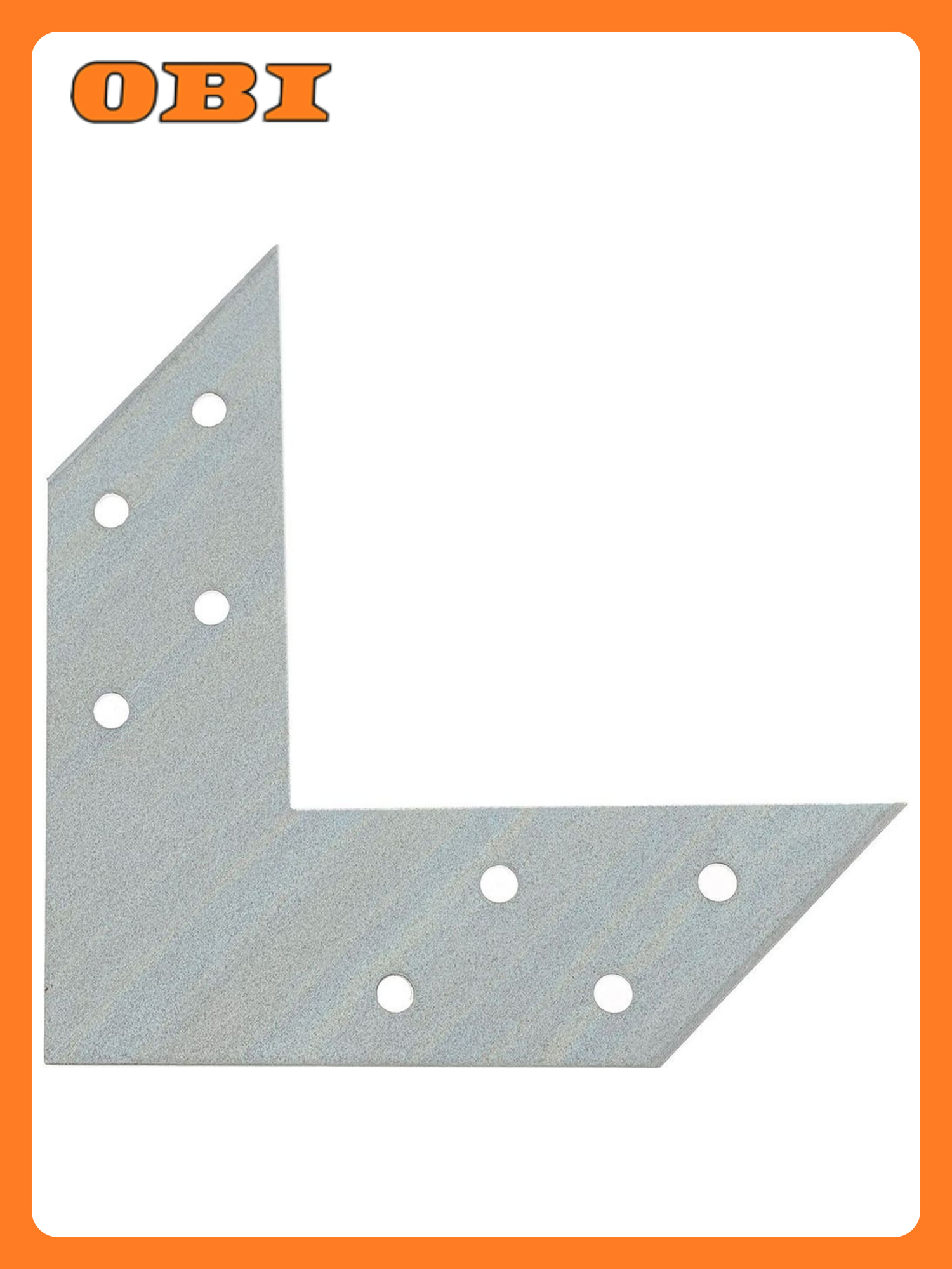 Угловой соединитель Петротех Tech-KREP, сталь, серебристый, 120x120x35 мм