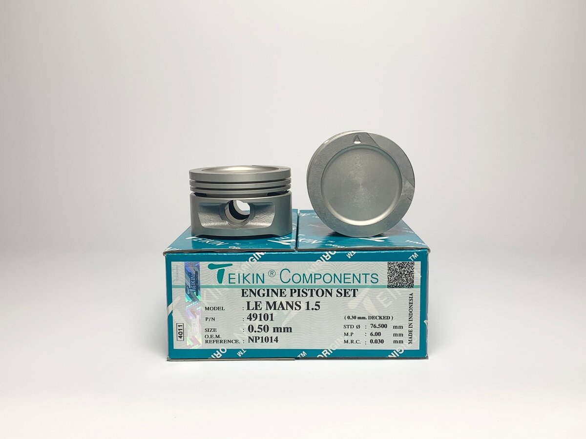Поршни без колец DAEWOO G15MF 1.5L SOHC 8V D76.5+0