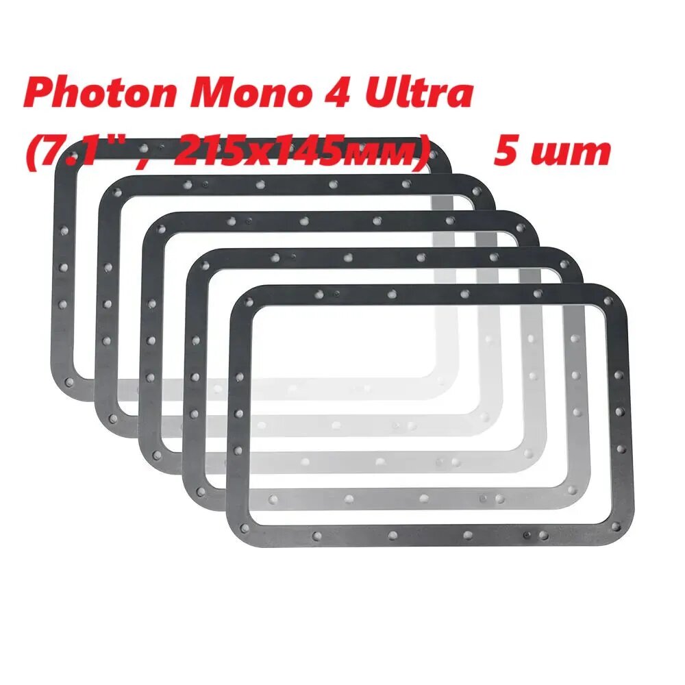 FEP пленка Anycubic с рамкой для 3д принтера Photon Mono 4 (5 шт)