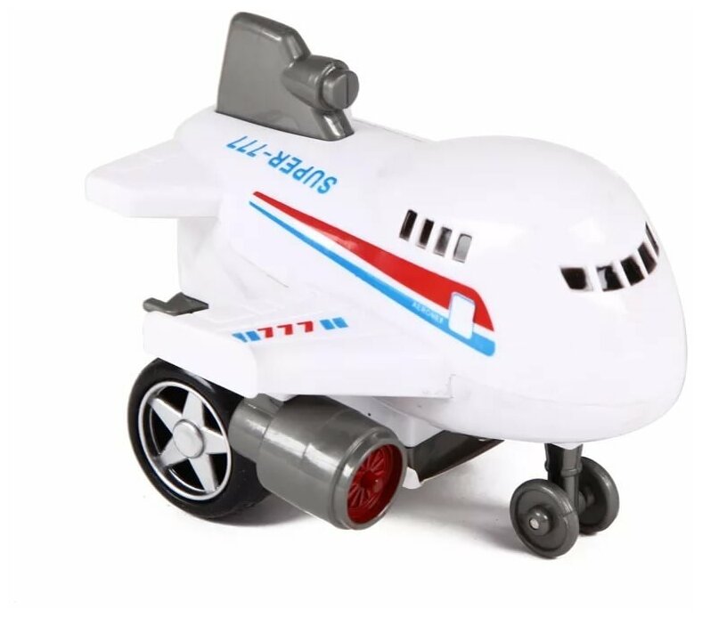 Самолет, инерционная игрушка, 10 см арт 777