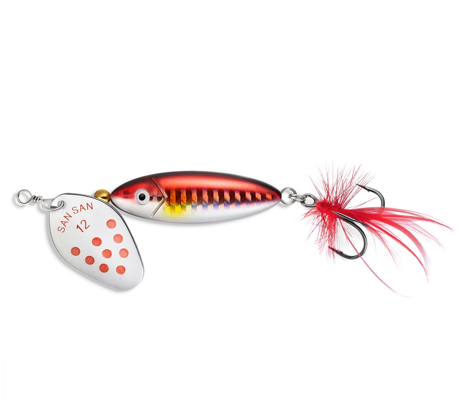 Блесна вращающаяся SAN-SPINNER DELTA 12S Col.118 Art.369