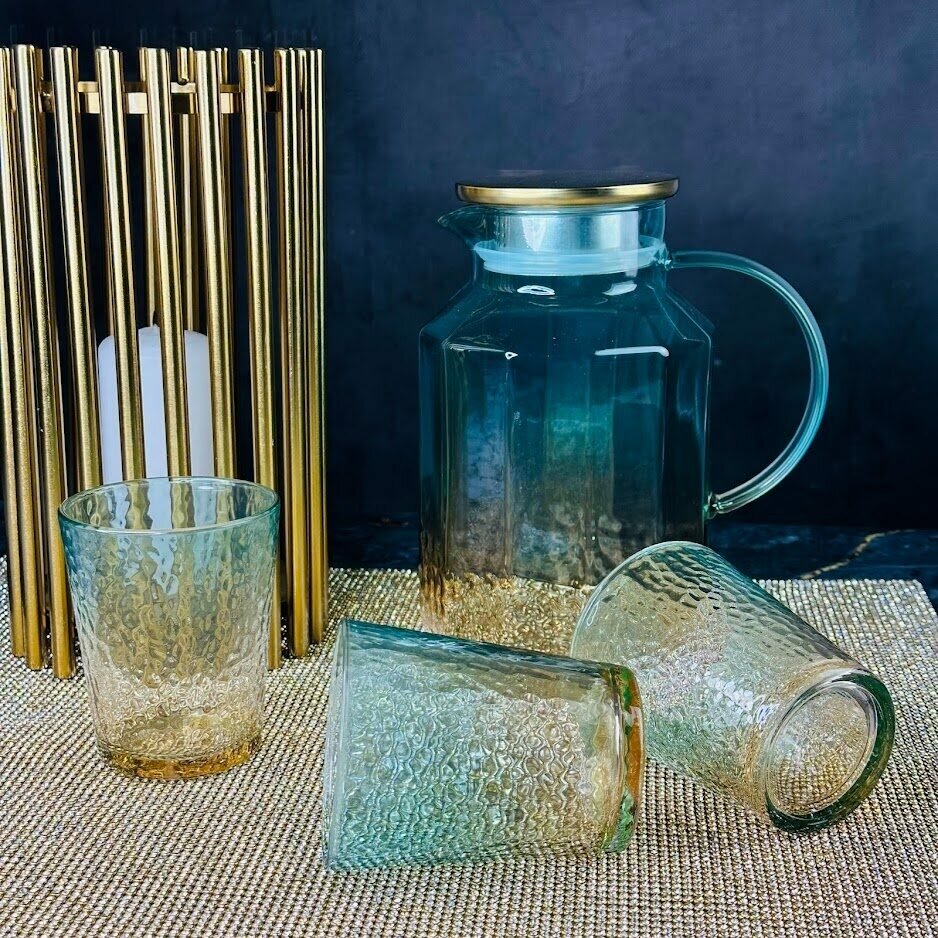 Набор графин 1800мл и 6 стаканов 260мл Стекло 7 пр.