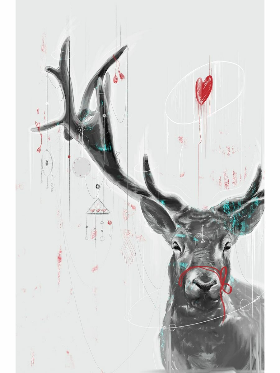 Постер "Олень"