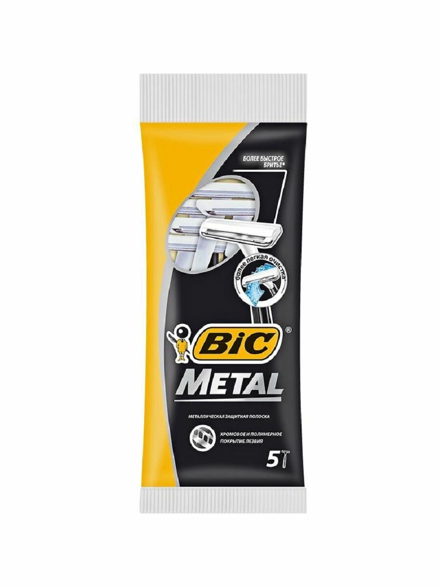 Bic Одноразовые станки для бритья Metal