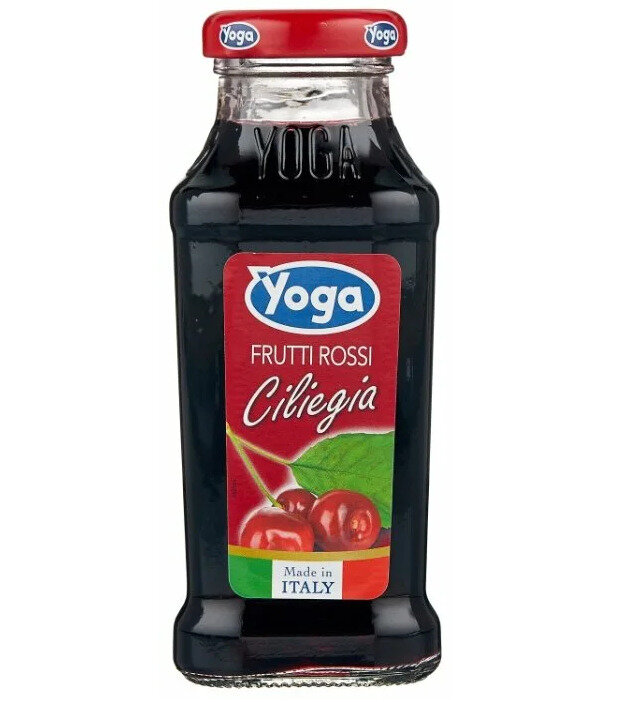 Сок Yoga (Йога) Вишневый, 6 шт по 200 мл, ст/б