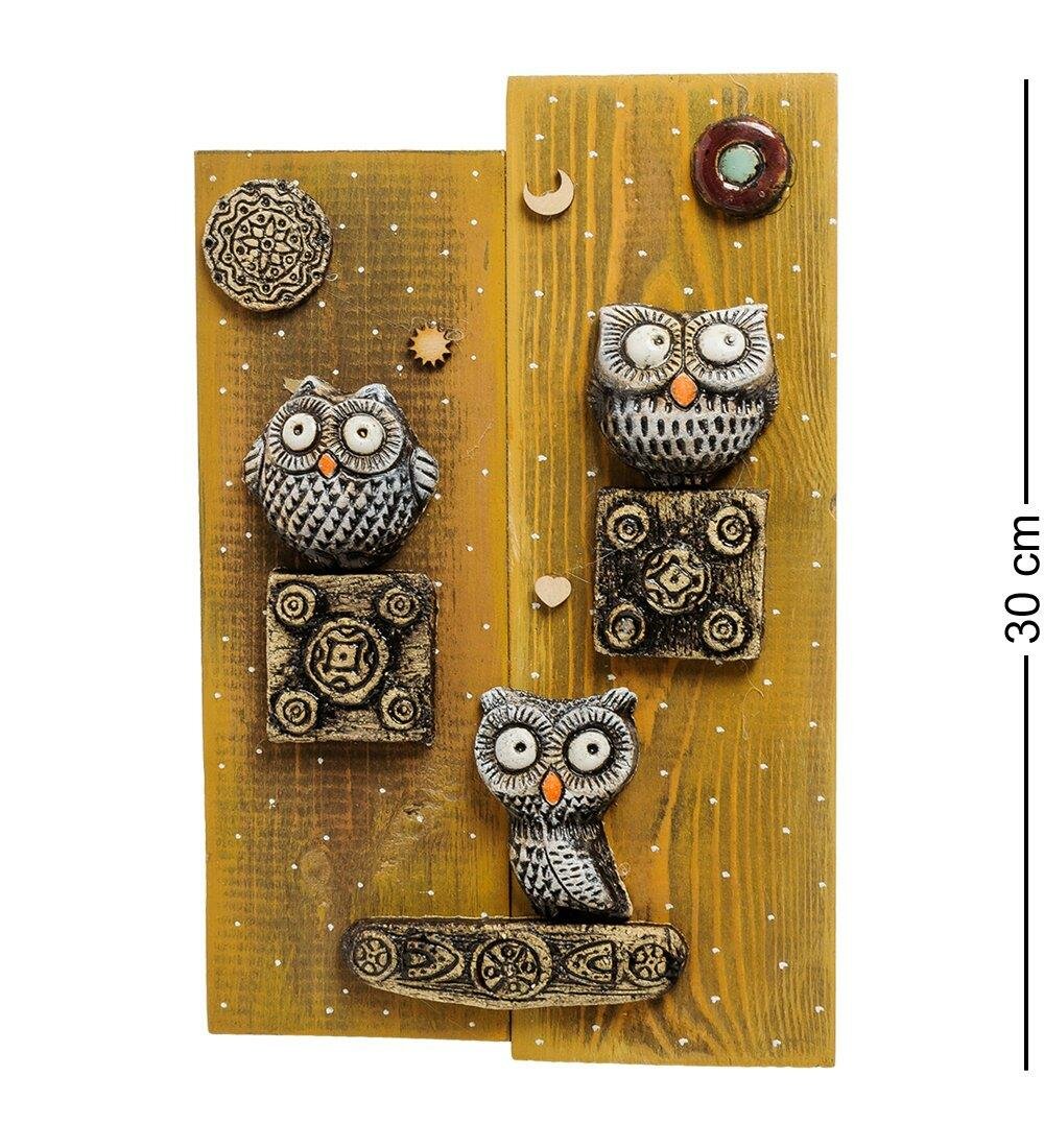 Панно Совиный слет шамот A2102262 КоКо Шамель, Шамот, дерево, Россия