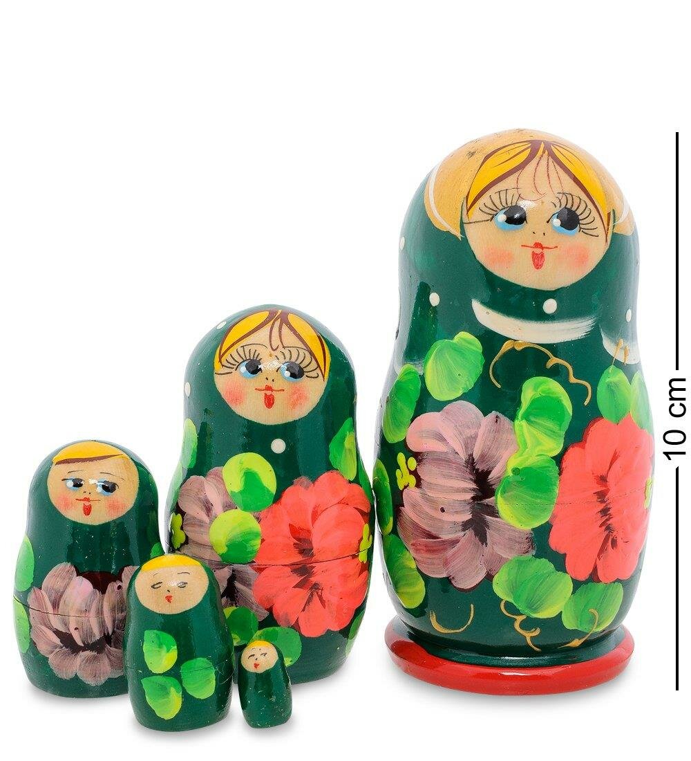 Матрешка 5м "Василиса" мал. A2179504 Народные промыслы, Дерево липа, краски, лак