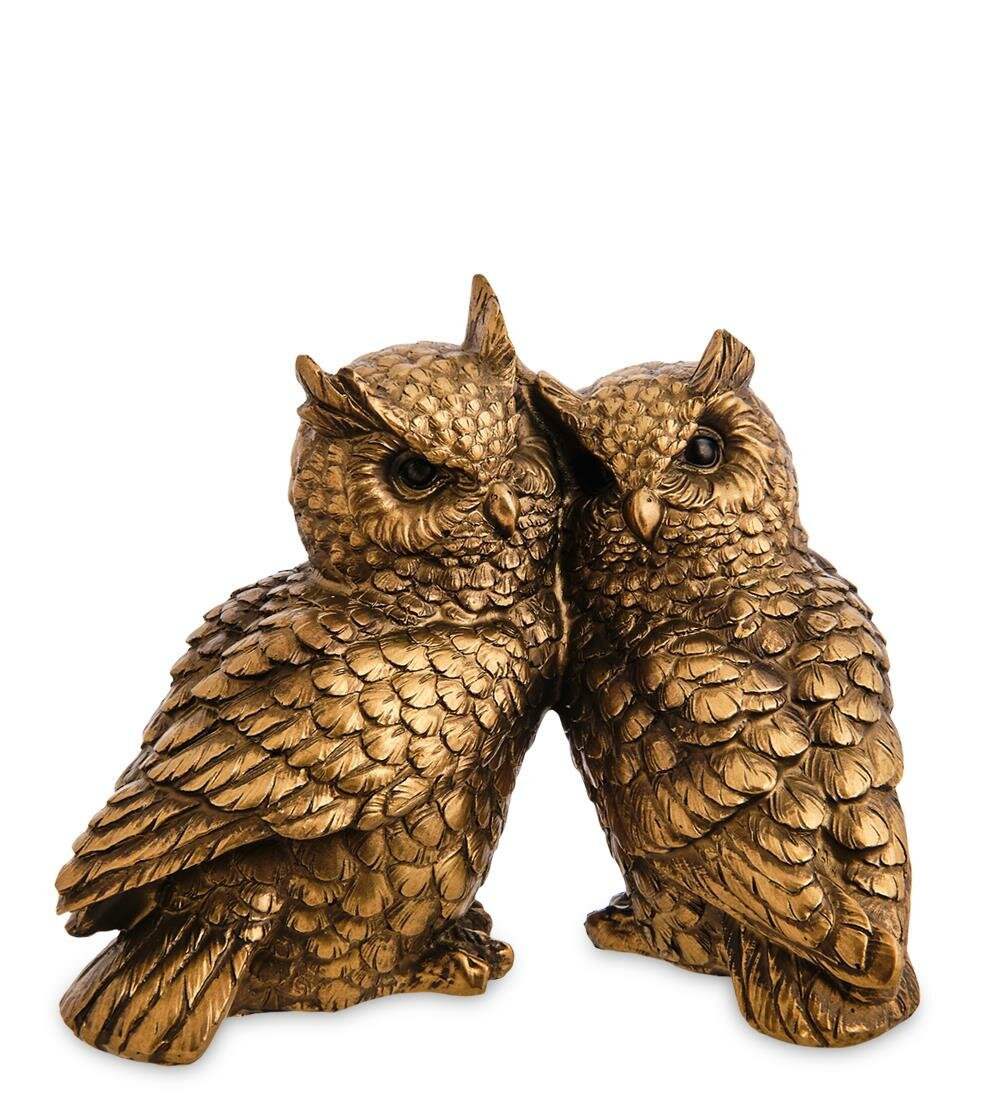 Фигура Пара сов A2116630 разностор, Полистоун