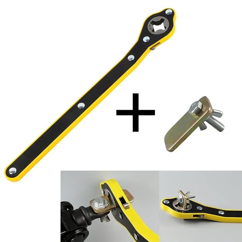 Универсальные ключи с храповым механизмом для автомобильных колес, гаечный ключ с крестообразной головкой для гаража и ремонта шин