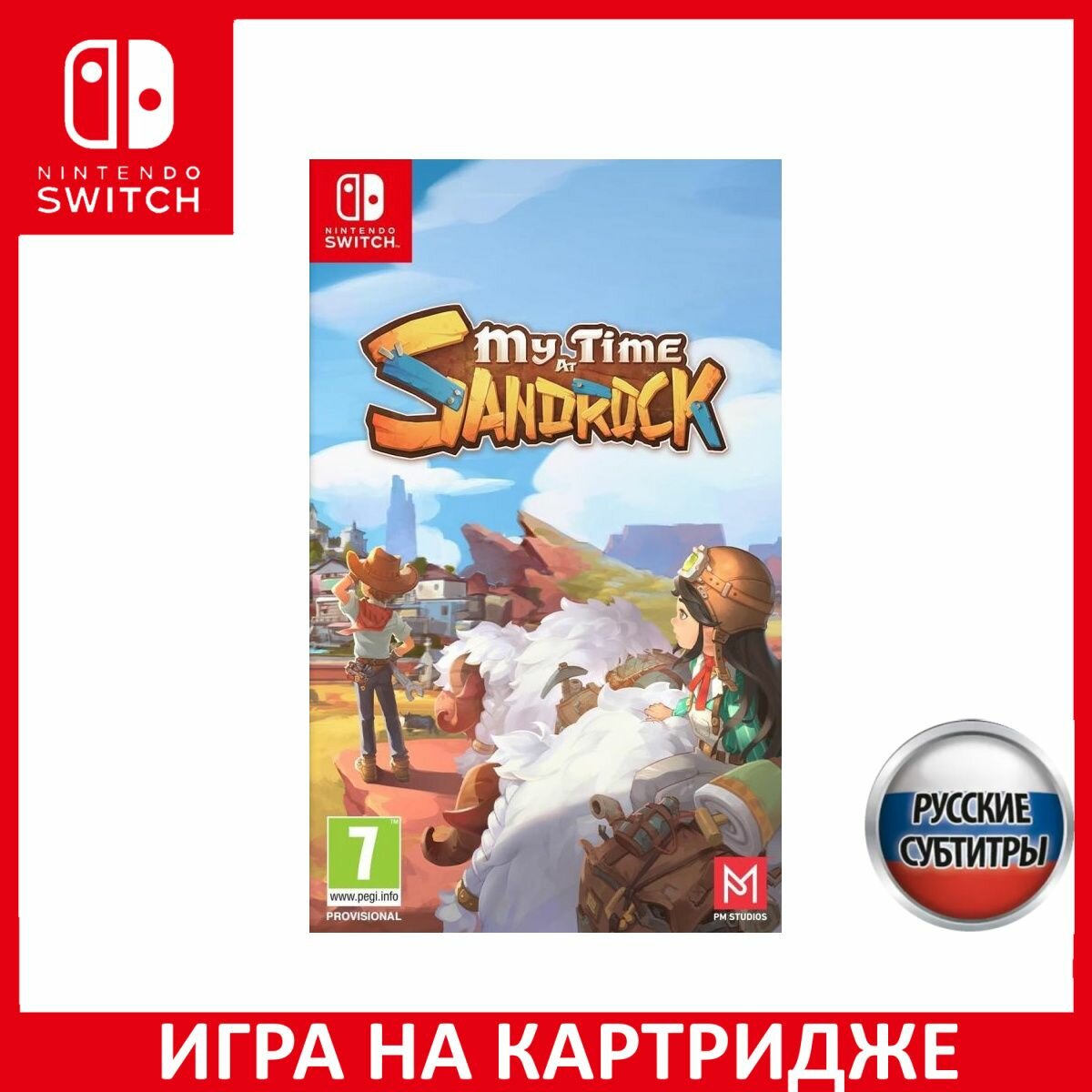 Игра My Time At Sandrock Switch Русская Версия Картридж на Nintendo Switch