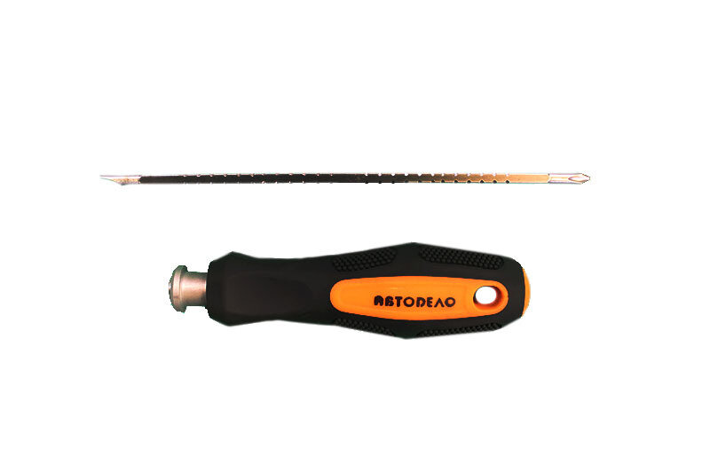 Отвертка комбинированная АвтоDело Ph2-SL6 180мм 39458 регулируемая длина стержня (18424)