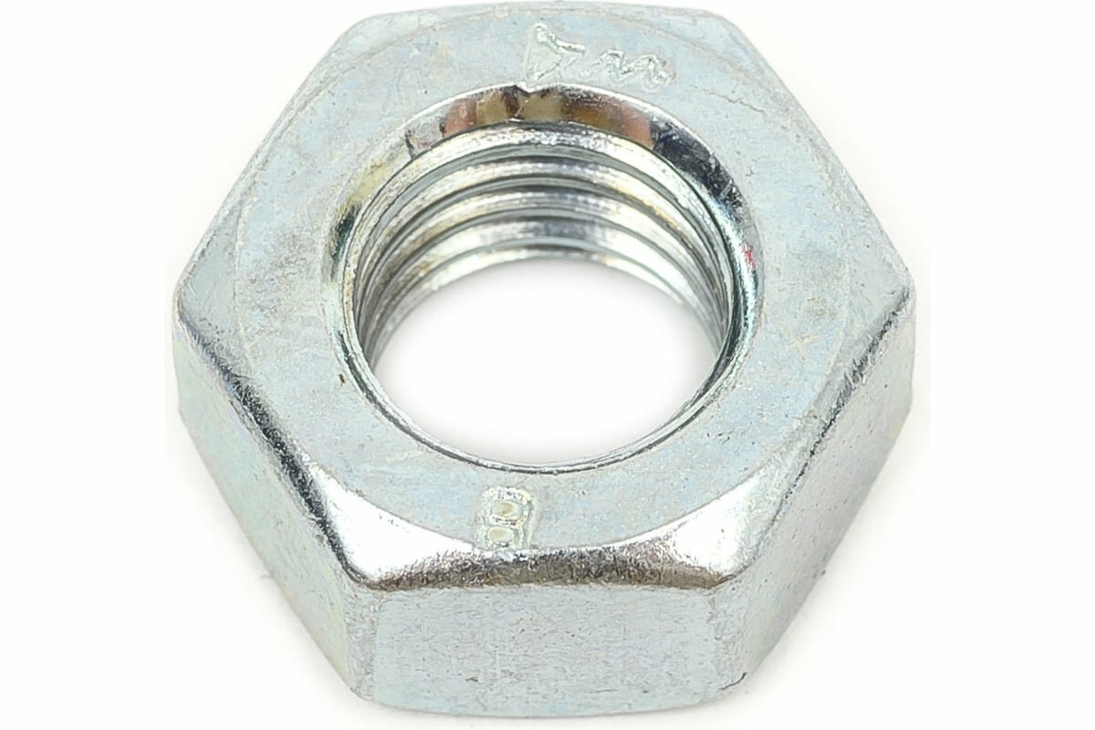Гайка Стройметиз М12 DIN 934, класс прочности 8, цинкована, метрическая резьба, 50 шт.