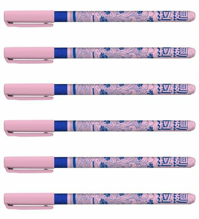 LOREX Ручка масляная SO RAMENTIC Slim Soft Grip, синяя, 0,5 мм, 6 штук