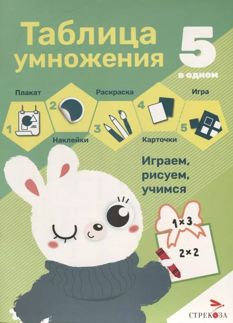 Таблица умножения. 5 в одном