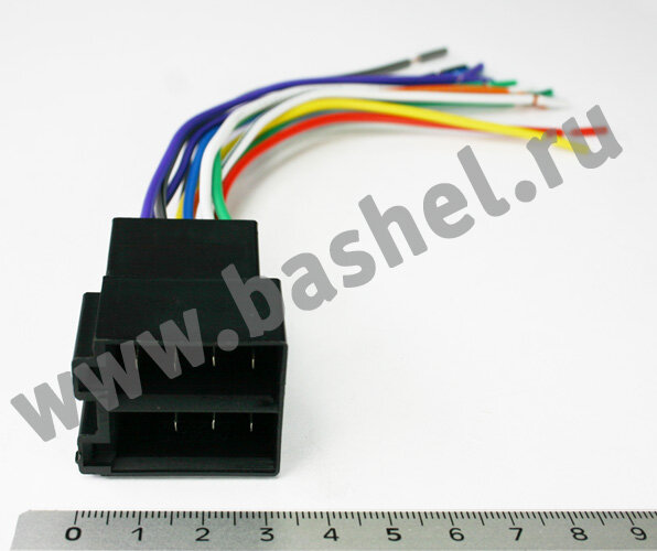 Разъем для а/магнитол евро-стандарт ISO (M)