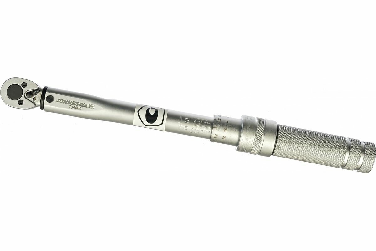 Динамометрический ключ Jonnesway T04060, 1/4" DR, 5-25 Нм