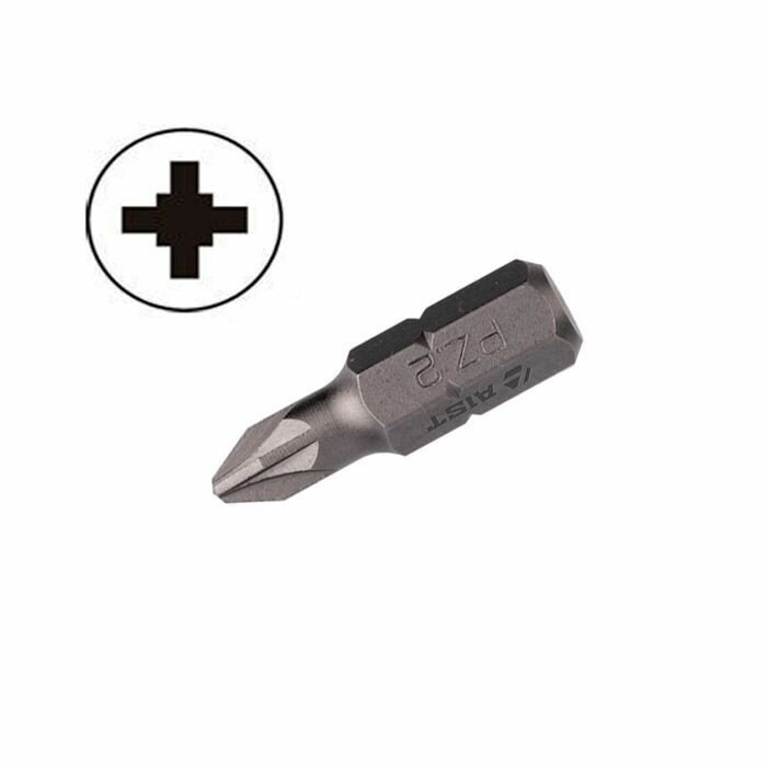 Бита крестовая (pozidriv) PZ3 5/16"(8мм) короткая 30мм AIST 1223603Z