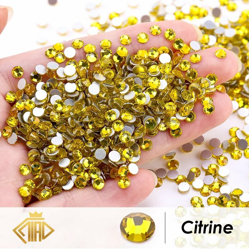 Цветные стразы QIAO SS3-SS30 без термофиксации