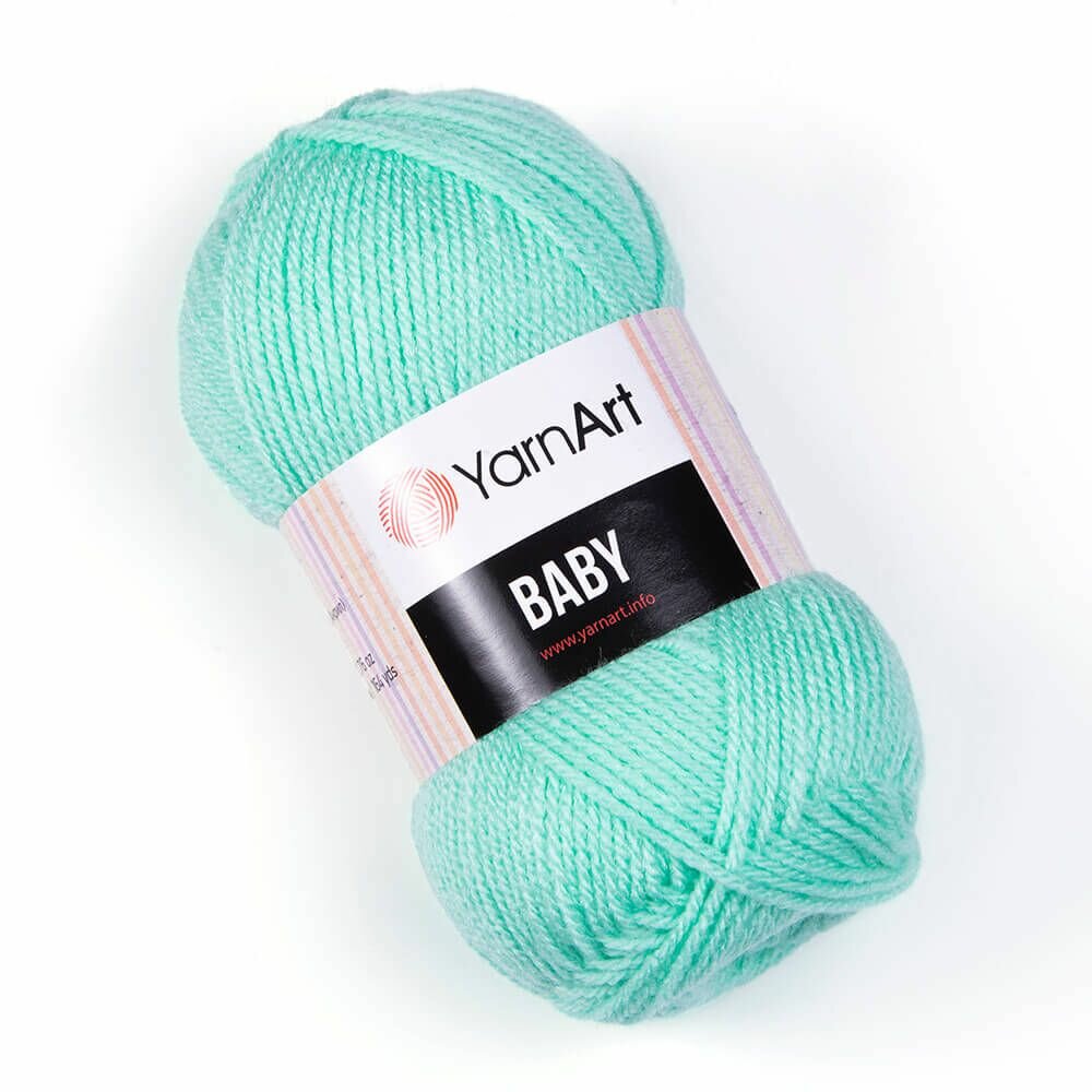 Пряжа бэби (Baby Yarnart) беби упаковка 5 мотков 50 г. 150 м. 100% акрил цвет 623 мята