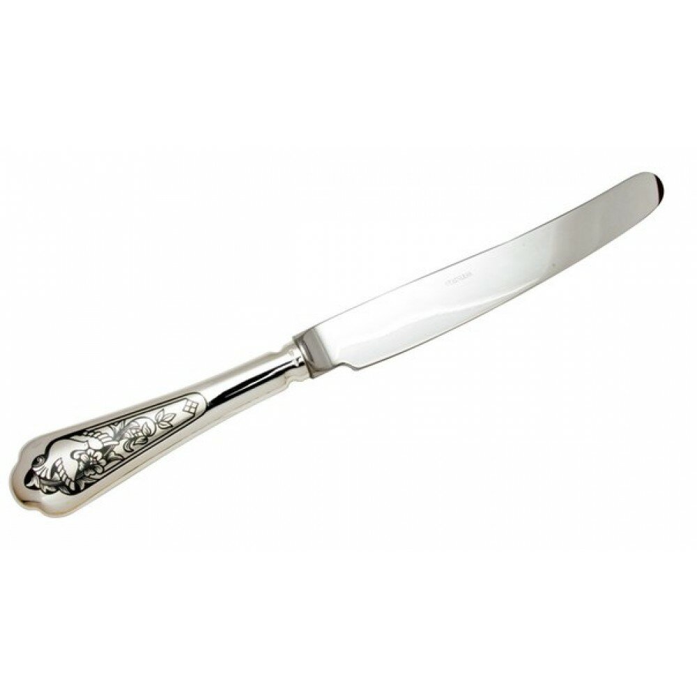 Серебряный столовый нож Голубка