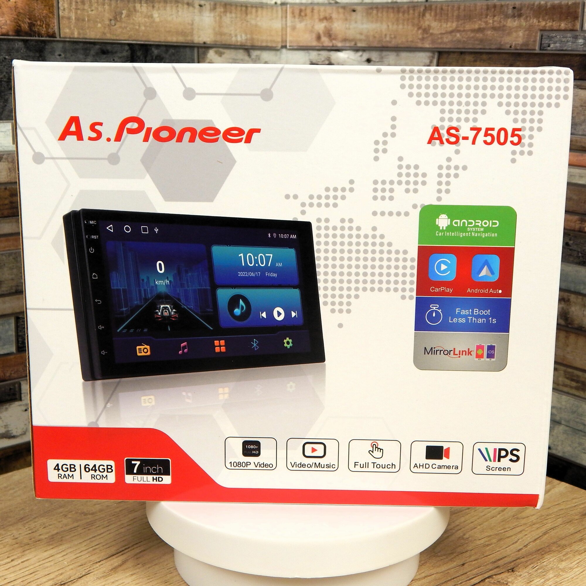 Магнитола android, 2 din, 7 дюймов,2+64GB. Автомагнитола WIFI, Bluetooth, GPS-навигация, MP5-плеер. Магнитофон в машину с сенсорным экраном