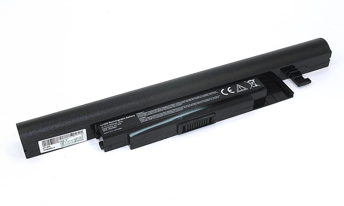 Аккумуляторная батарея для ноутбука DNS HAIER S500 14.4V 2600MAH A41-B34 OEM черная