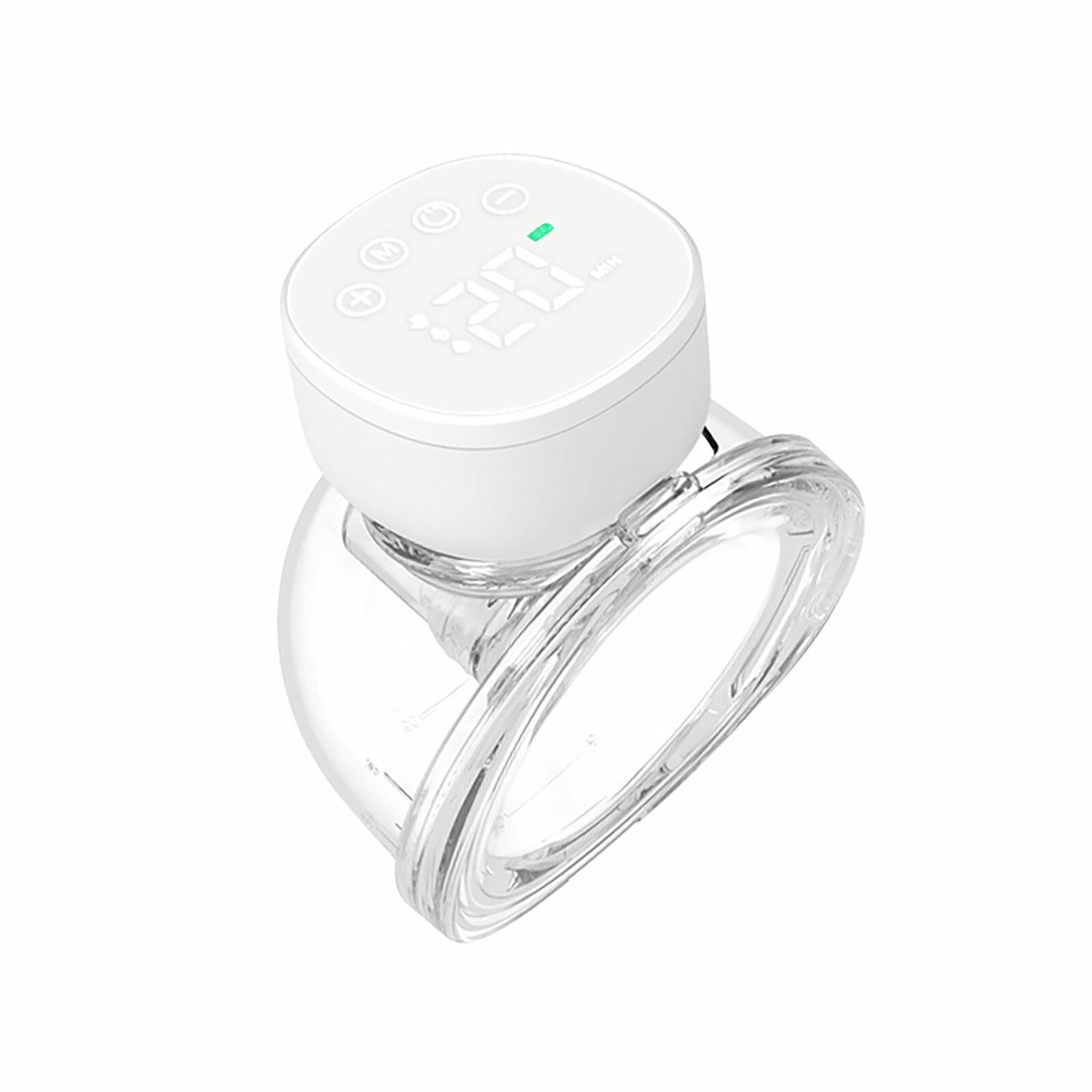 Бесшумный портативный молокоотсос, Электрический молокоотсос без помощи рук, невидимый дизайн, 3 режима, 9 регулируемых уровней всасывания, емкость 180 мл, перезаряжаемый, портативный