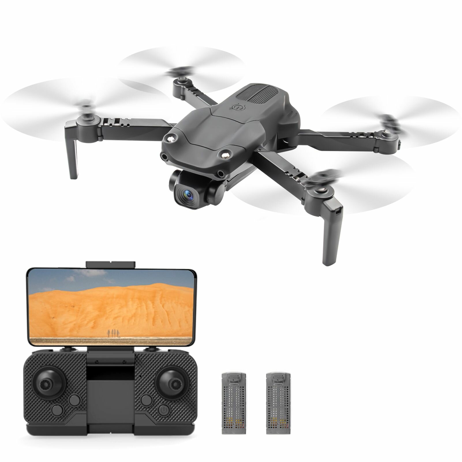 Дрон с дистанционным управлением и камерой Daul 4K 5-стороннее предотвращение