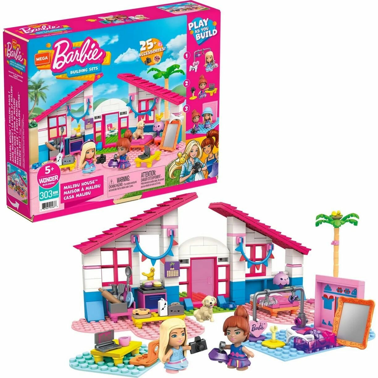 Конструктор Mega Construx Barbie Домик мечты GWR34
