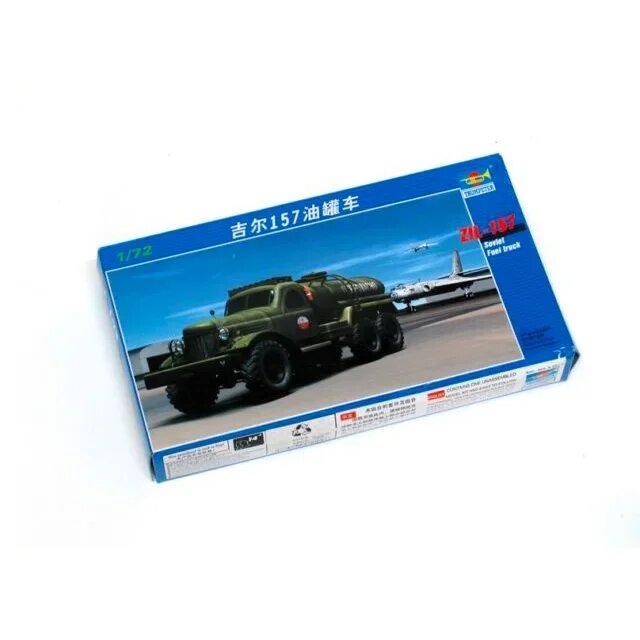 Трубач 1/72 01102, советский топливный грузовик ZIL-157, военная сборка масштабной модели, комплект игрушек «сделай сам», коллекция, подарок на день рождения