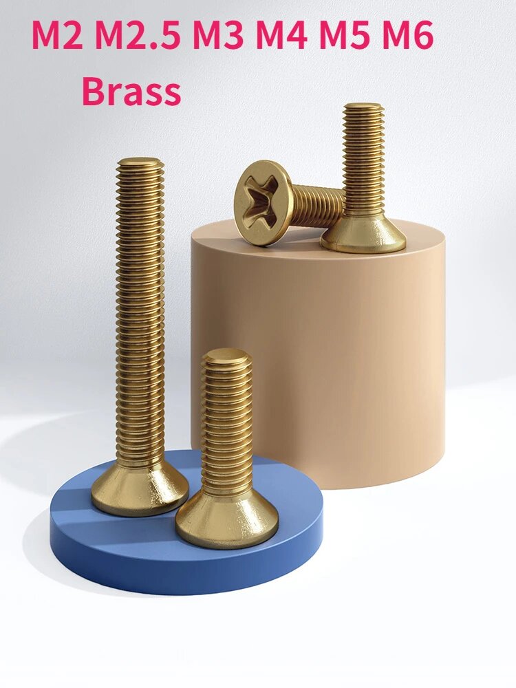 Латунные винты M2 M2.5 M3 M4 M5 M6 M3 -10pcs, 20 мм