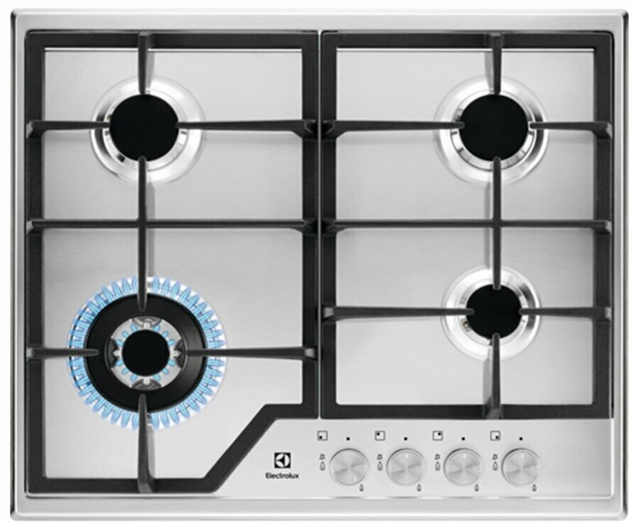 Газовая варочная панель Electrolux EGS6436SX (нержавеющая сталь)