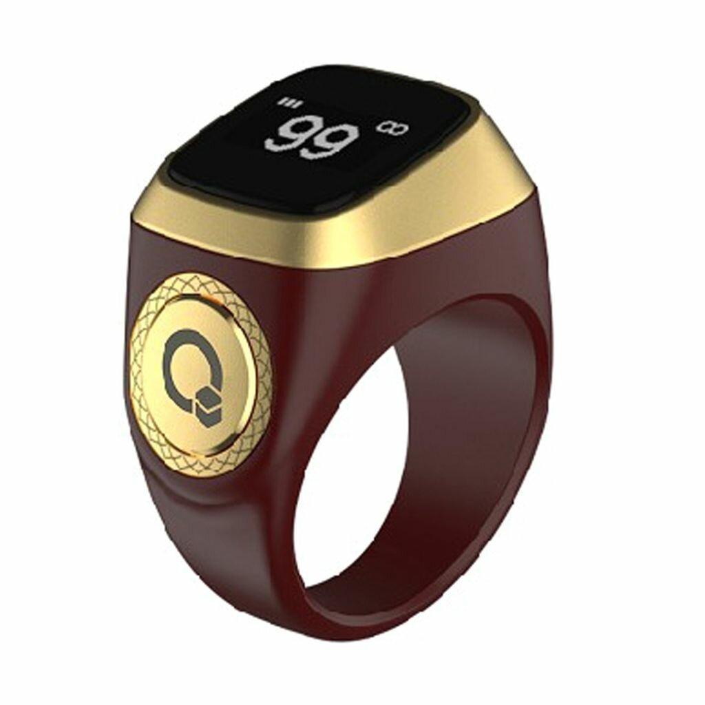 Электронный цифровой счетчик тасбих с напоминанием о времени молитвы палец