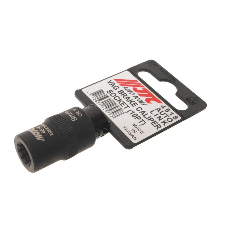 Головка 10-гранная 9 мм для демонтажа/монтажа суппортов (Porsche, VW Touareg, Audi Q7) AOT-4518