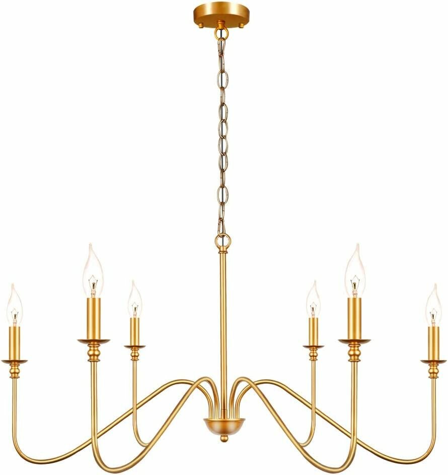 Простая люстра с 6 головками/E14