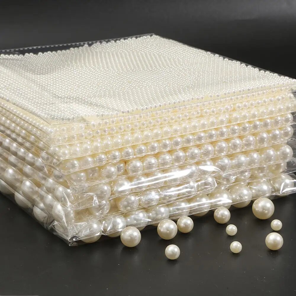 Акриловые бусины Celadon, цвет слоновой кости, 1000 шт 3mm 1000pcs