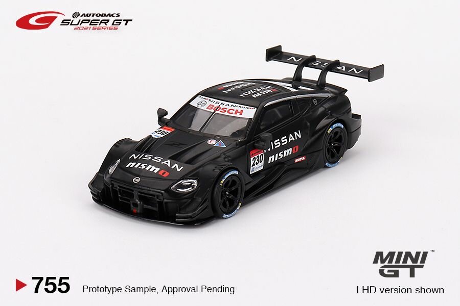 Коллекционная машинка MINI GT 1:64 Nissan Z GT500 #230 2021 NISMO Presentation LHD