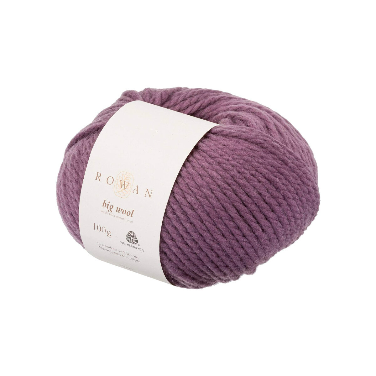 Big Wool /Биг Вул/ пряжа Rowan, Z058000 (085, vintage (винтаж), фиолетовый)