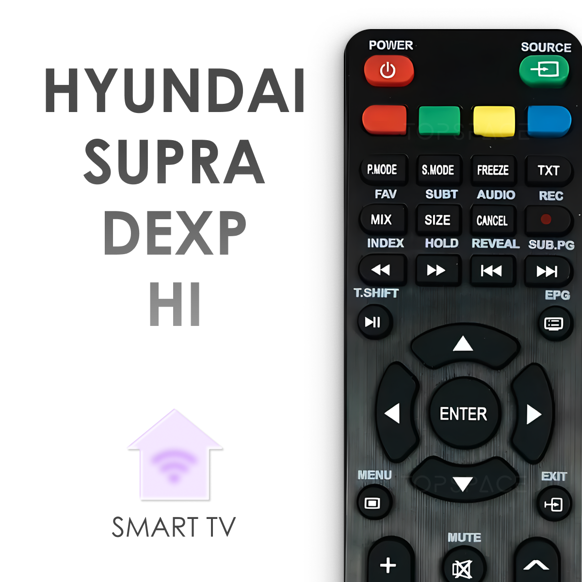 Пульт для телевизора Akira Akai AMCV DEXP Digma Econ Fusion Hartens HI, Hyundai Leben Leff Loview LUMUS Novex Orion