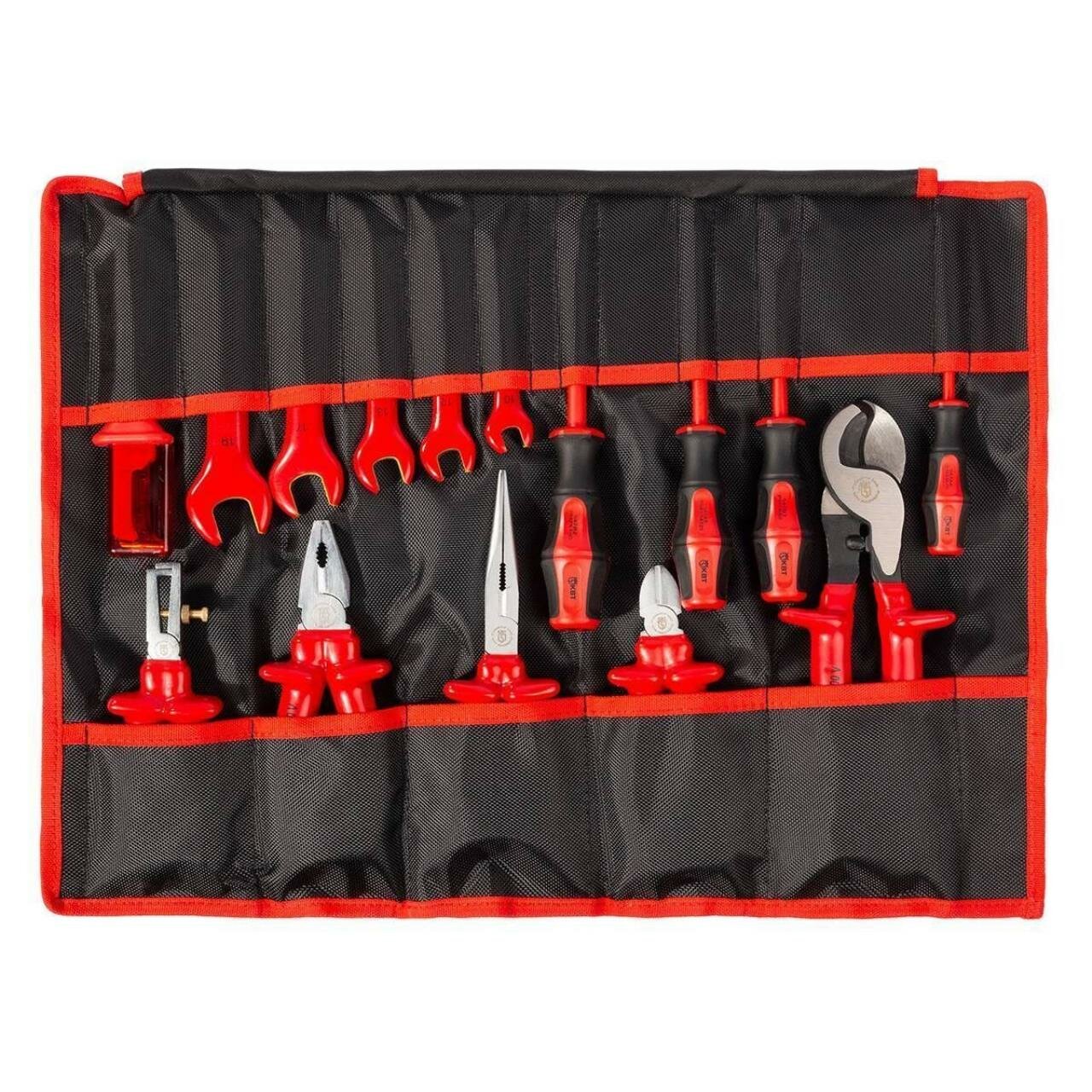 Набор НИИ-26 диэлектрического инструмента для работ под напряжением до 1000 В стандарт VDE Серия эксперт (КВТ) 92069