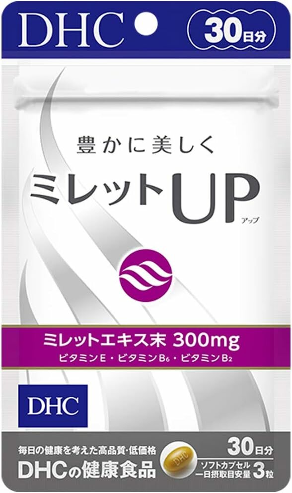 DHC Millet Up для роста и густоты волос, месячный курс (90 капсул)